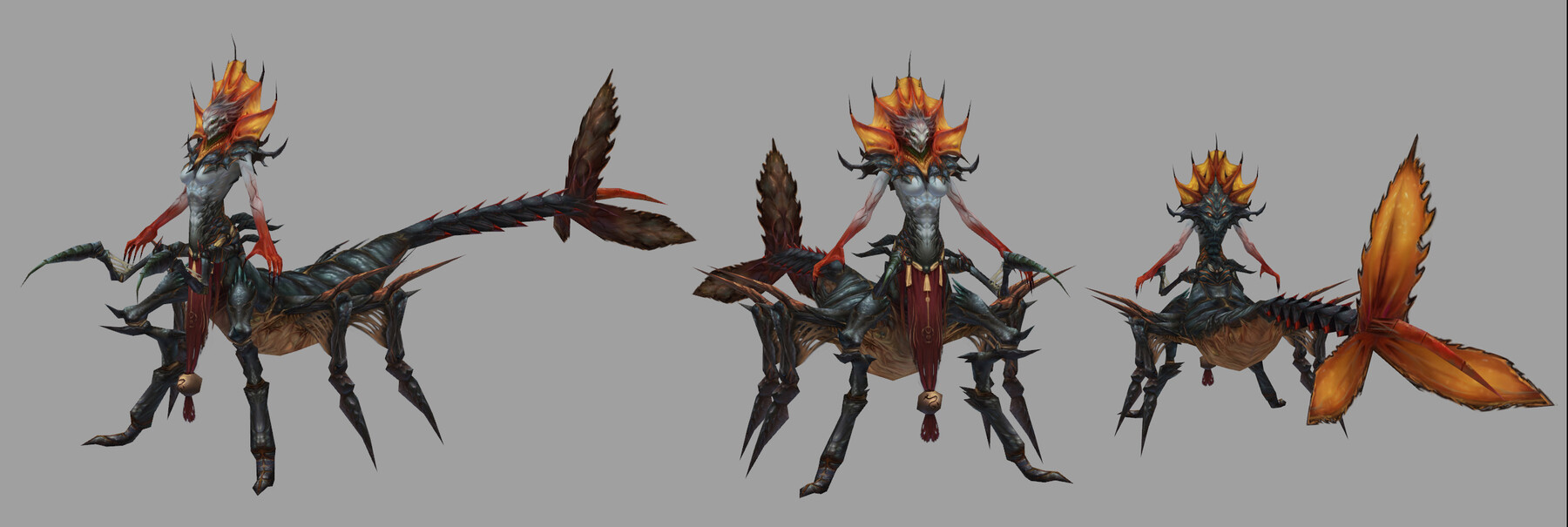 ArtStation - Low poly 3D Monster - Forceps | Game Assets