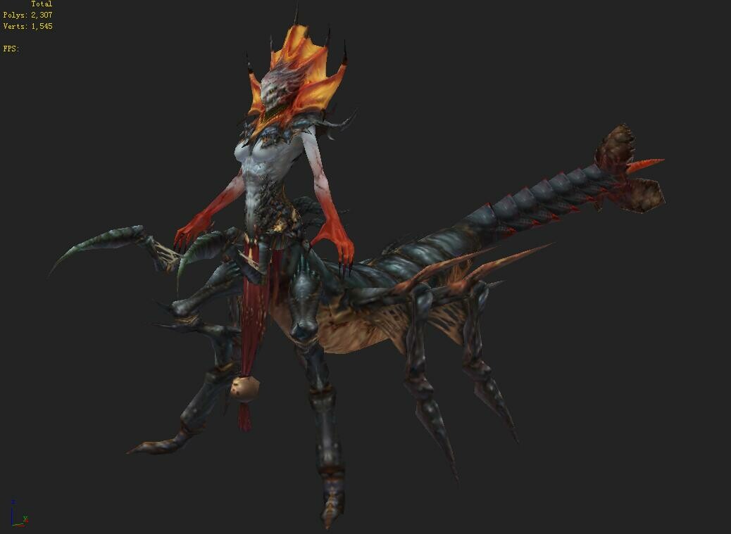 ArtStation - Low poly 3D Monster - Forceps | Game Assets