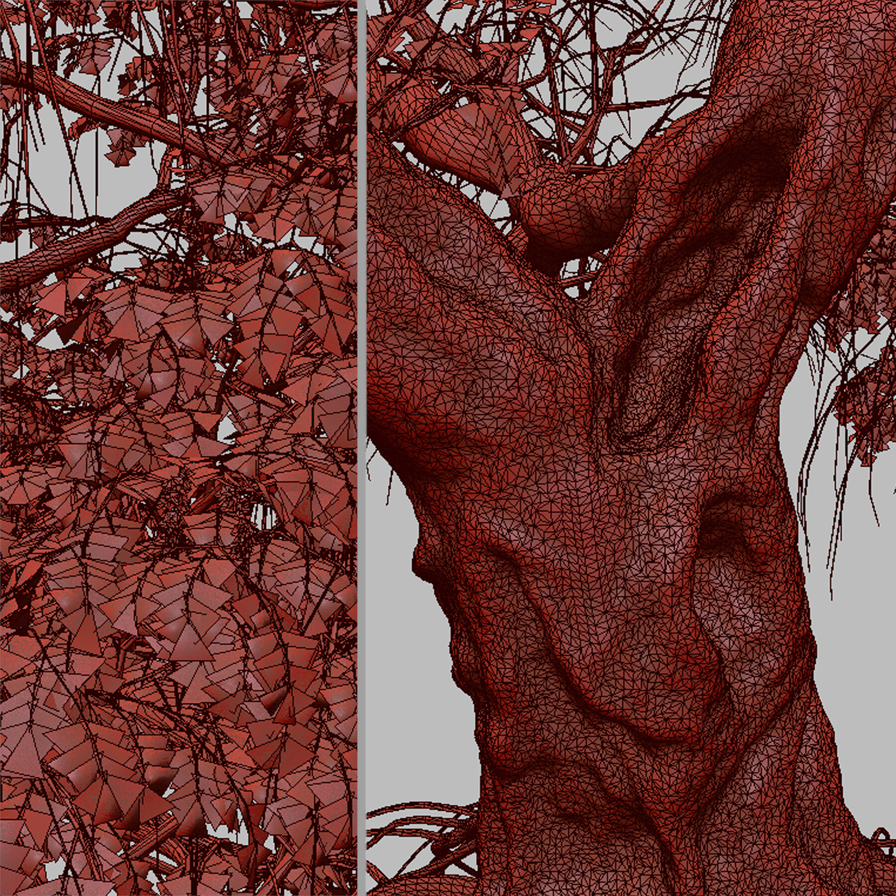 ArtStation - Set of Ghaf Tree ( Jand ) (2 Trees) | Resources