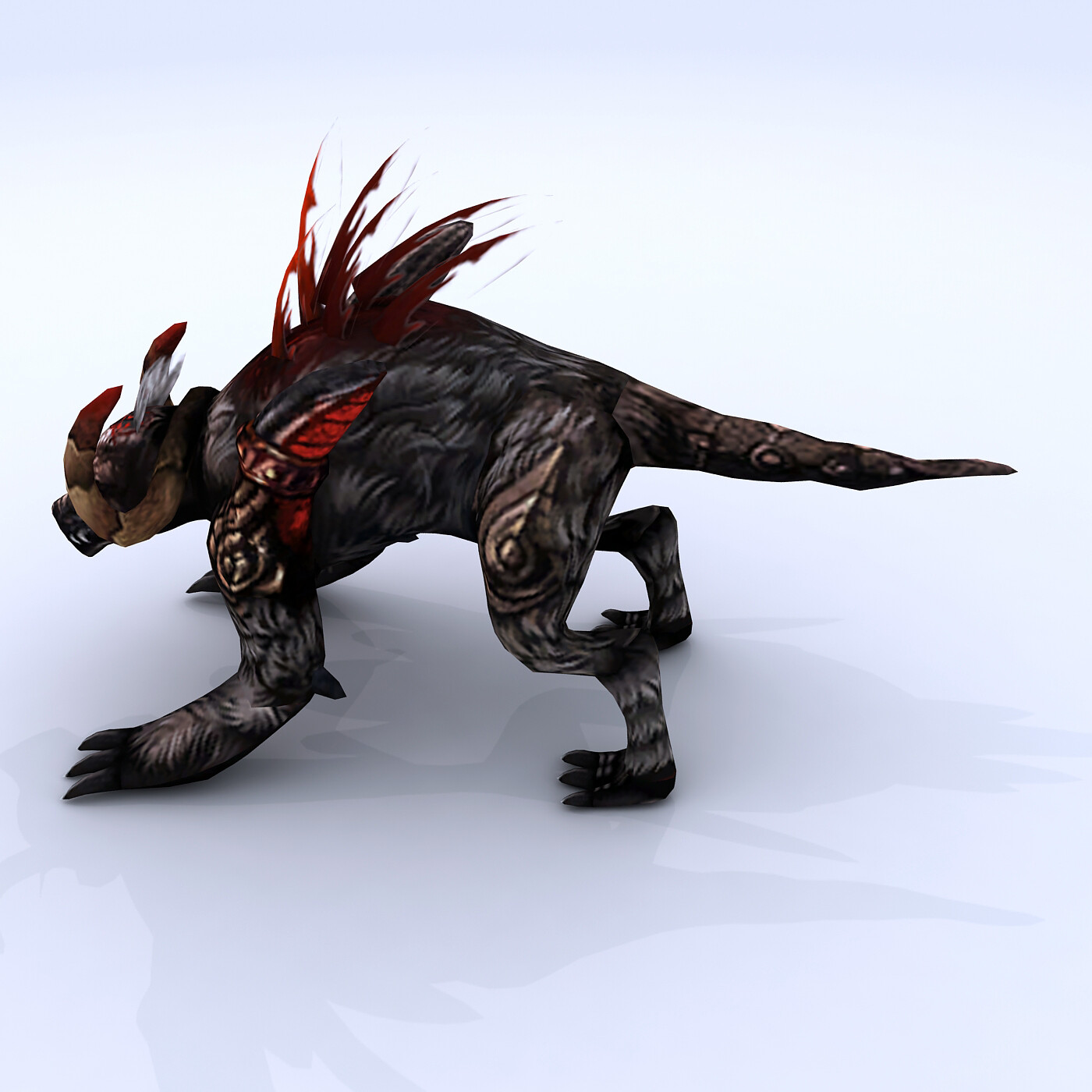 ArtStation - Low poly 3D Monster - Malecon | Game Assets