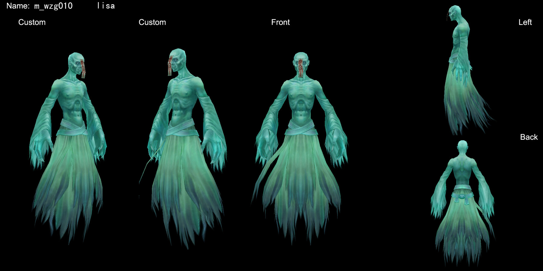 ArtStation - Low poly 3D Monster - Ghost | Game Assets