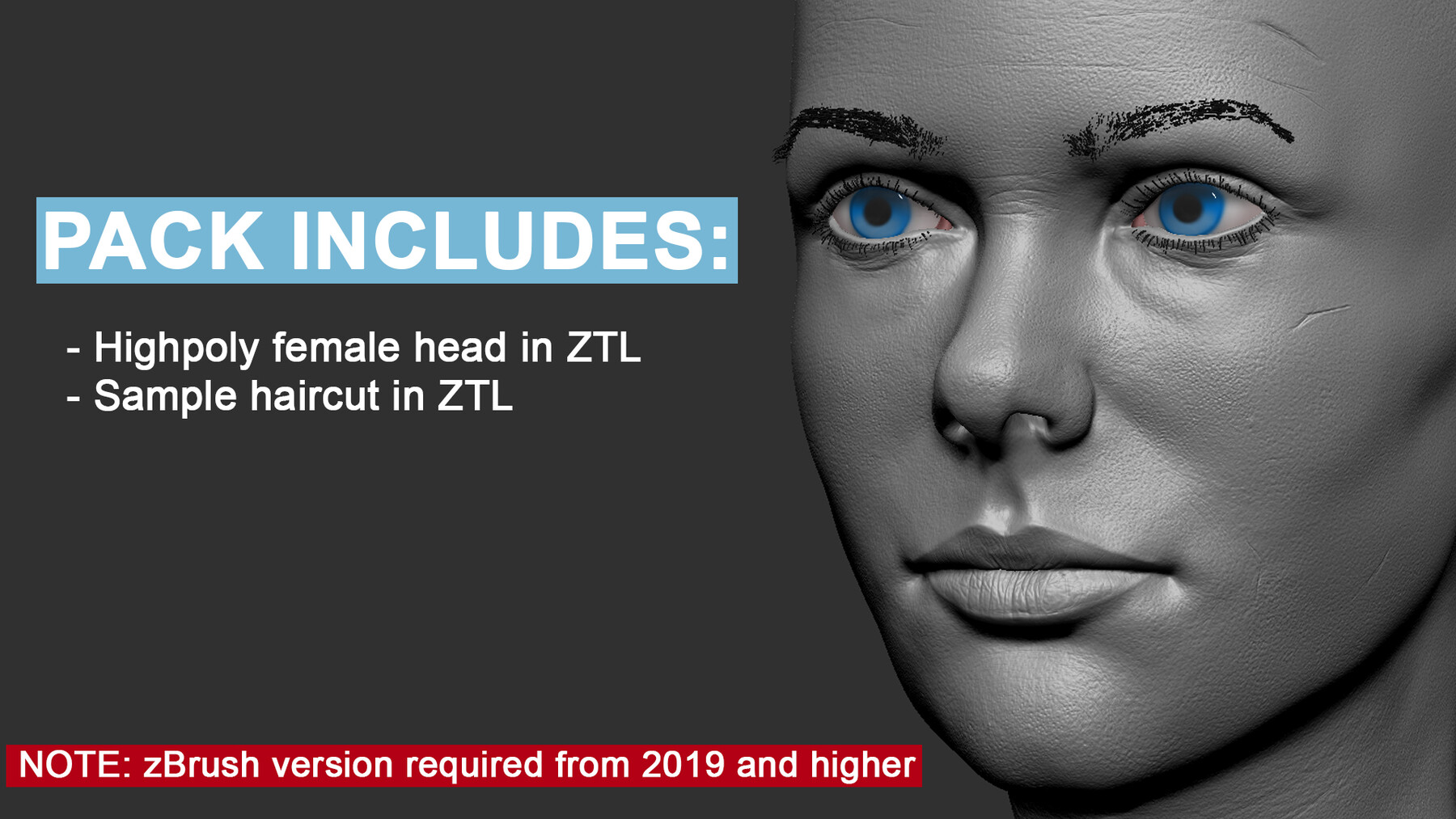 ArtStation - Realistic Female Head Highpoly | Game Assets