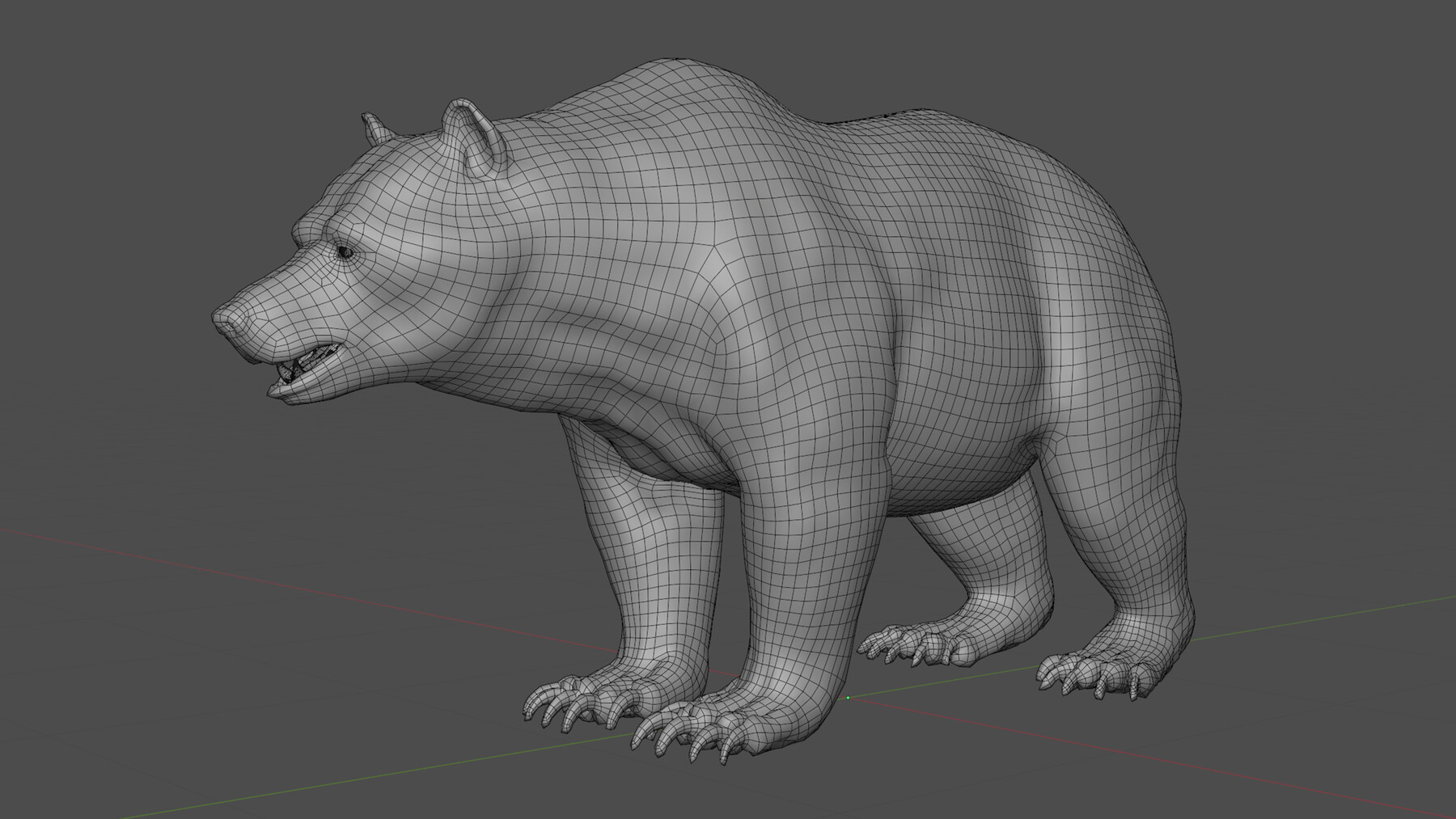 ArtStation - Bear basemesh | Resources