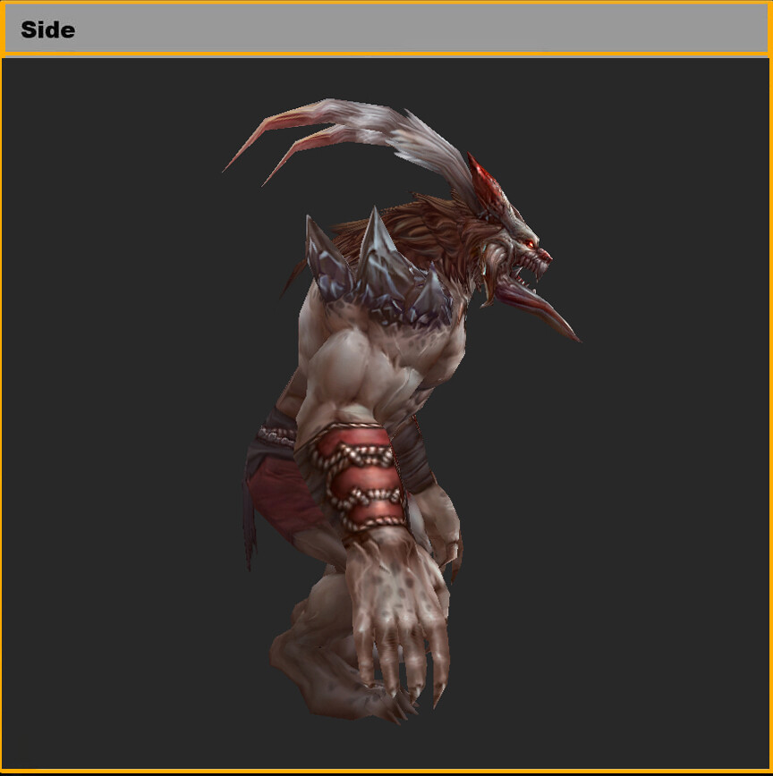 ArtStation - Low poly 3D Monster - Native Monster 03 | Game Assets