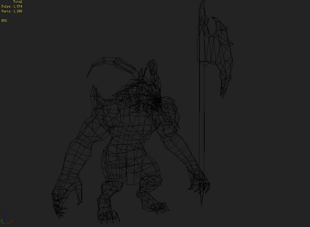 ArtStation - Low poly 3D Monster - Native Monster 03 | Game Assets