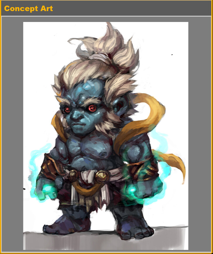 ArtStation - Low poly 3D Monster - Growth King 02 | Game Assets