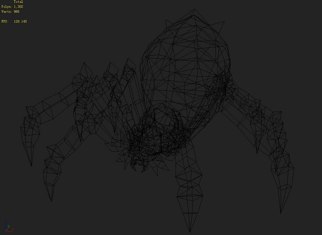 ArtStation - Low poly 3D Monster - Spider 02 | Game Assets