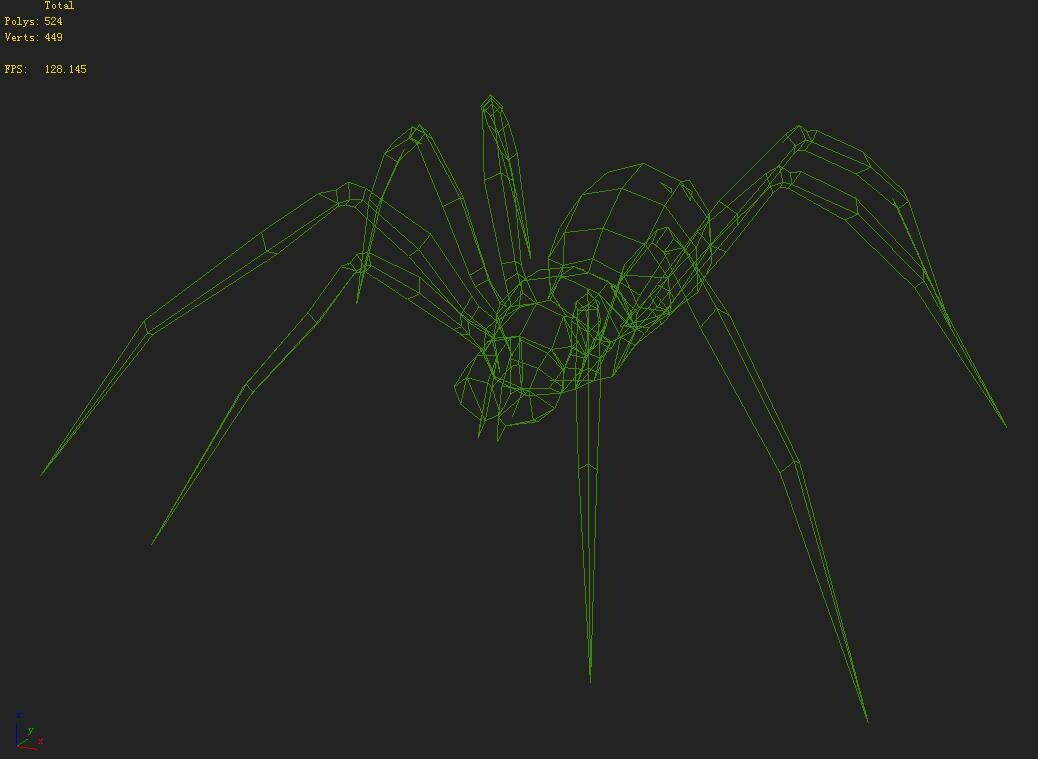 ArtStation - Low poly 3D Monster - Spider 03 | Game Assets
