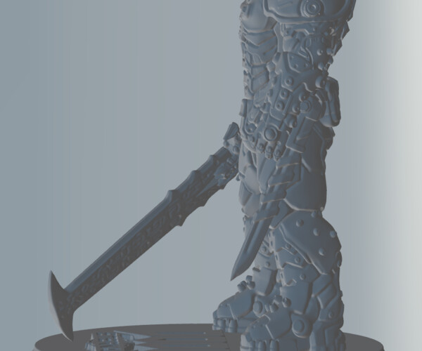 ArtStation - DoomGuy 3D model for print (30cm) | Resources