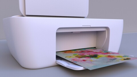 ArtStation - printer lowpoly model | Resources
