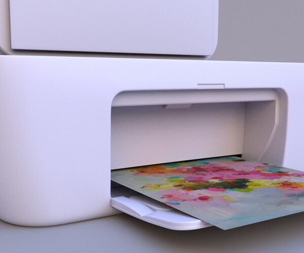 ArtStation - printer lowpoly model | Resources