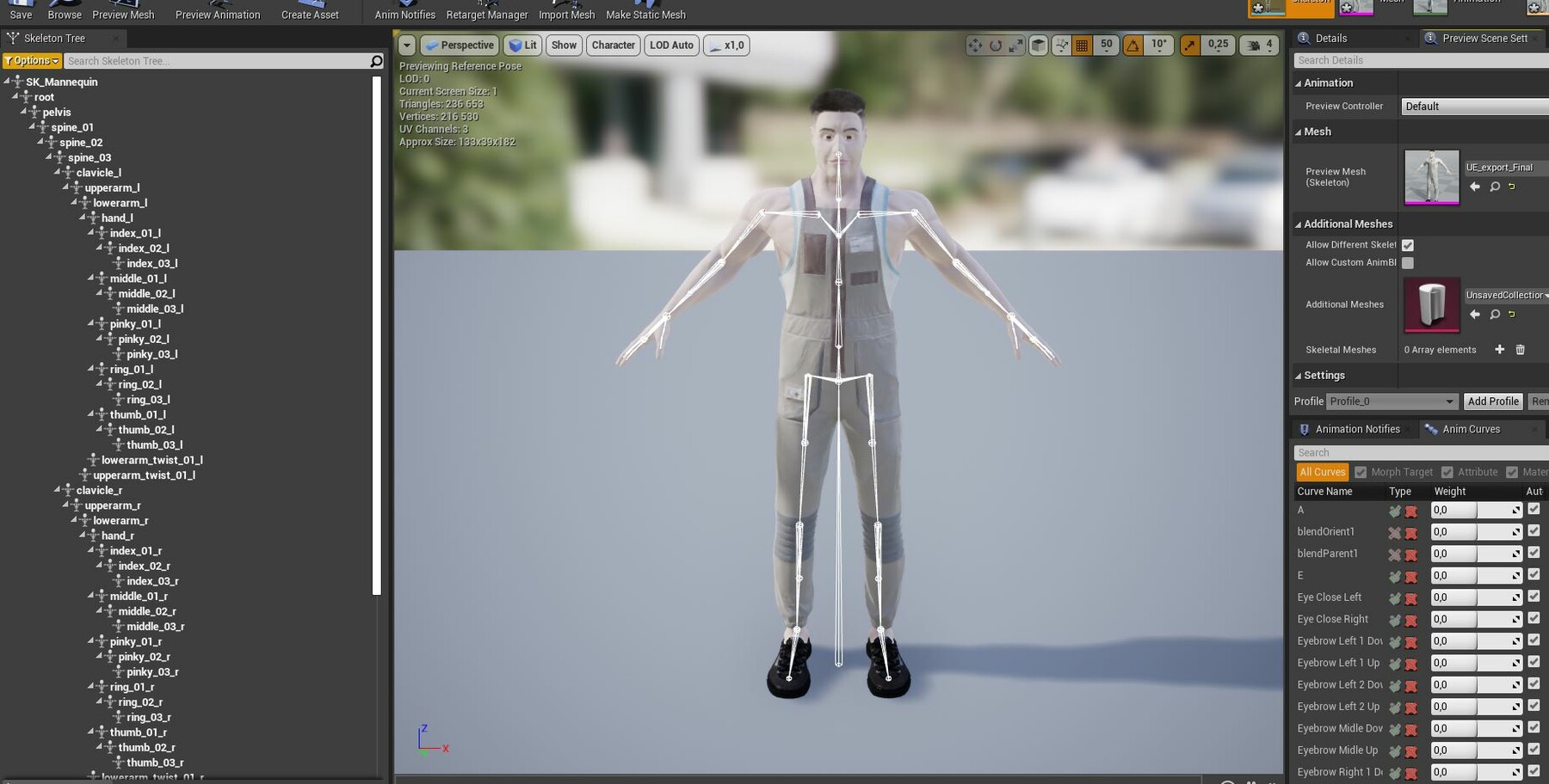 ArtStation - Delivery man with realtime hair UE4 ready to use | Game Assets