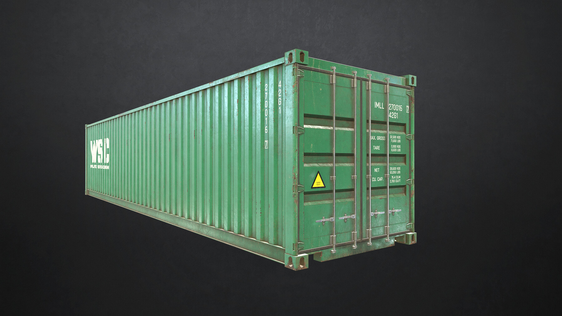 ArtStation - Shipping Container - Low Poly | Resources