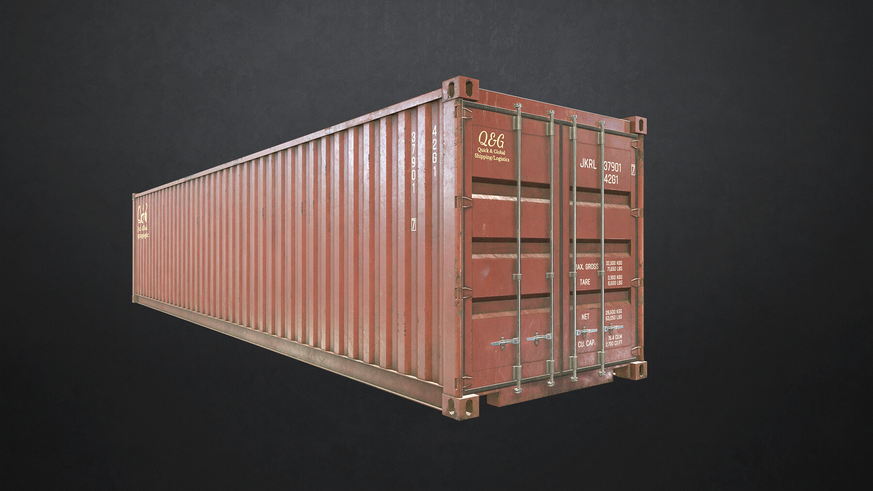 ArtStation - Shipping Container - Low Poly | Resources