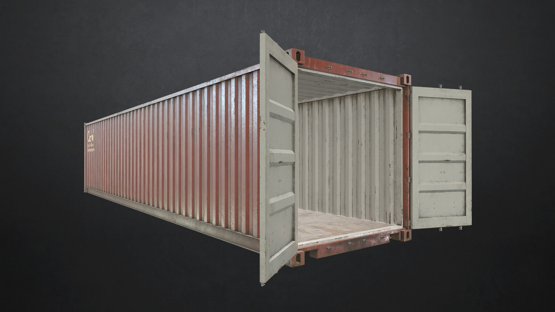 ArtStation - Shipping Container - Low Poly | Resources