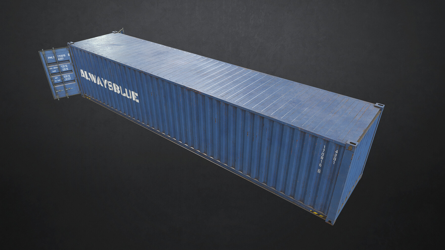 ArtStation - Shipping Container - Low Poly | Resources
