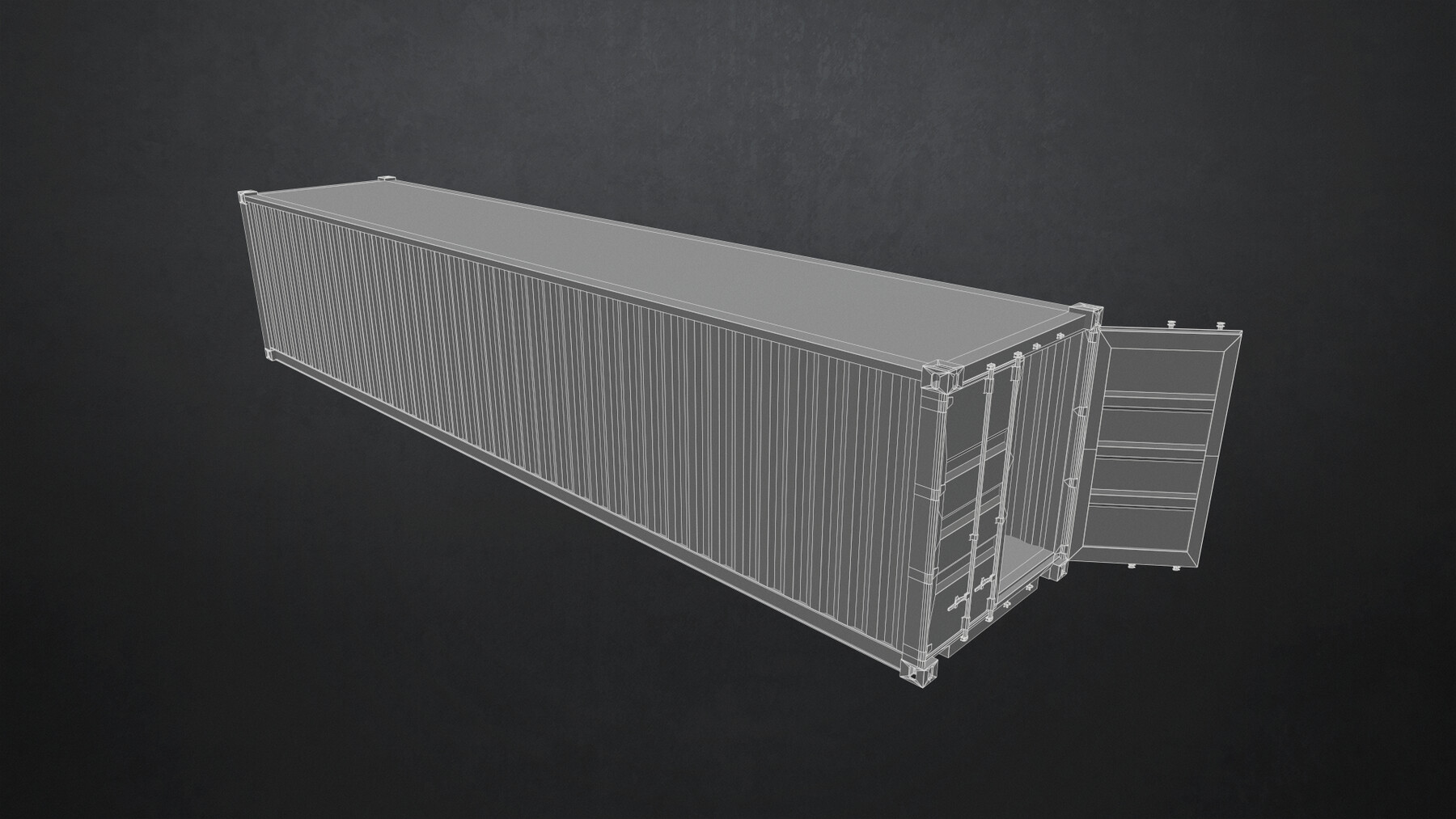 ArtStation - Shipping Container - Low Poly | Resources