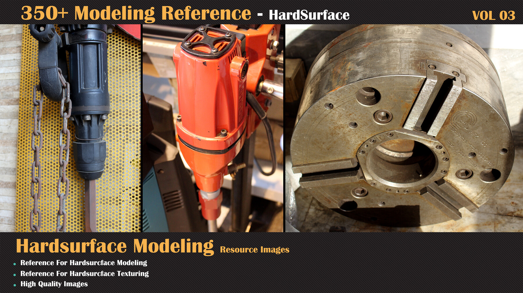 ArtStation - 350 Modeling Reference - HardSurface - VOL 03 | Resources