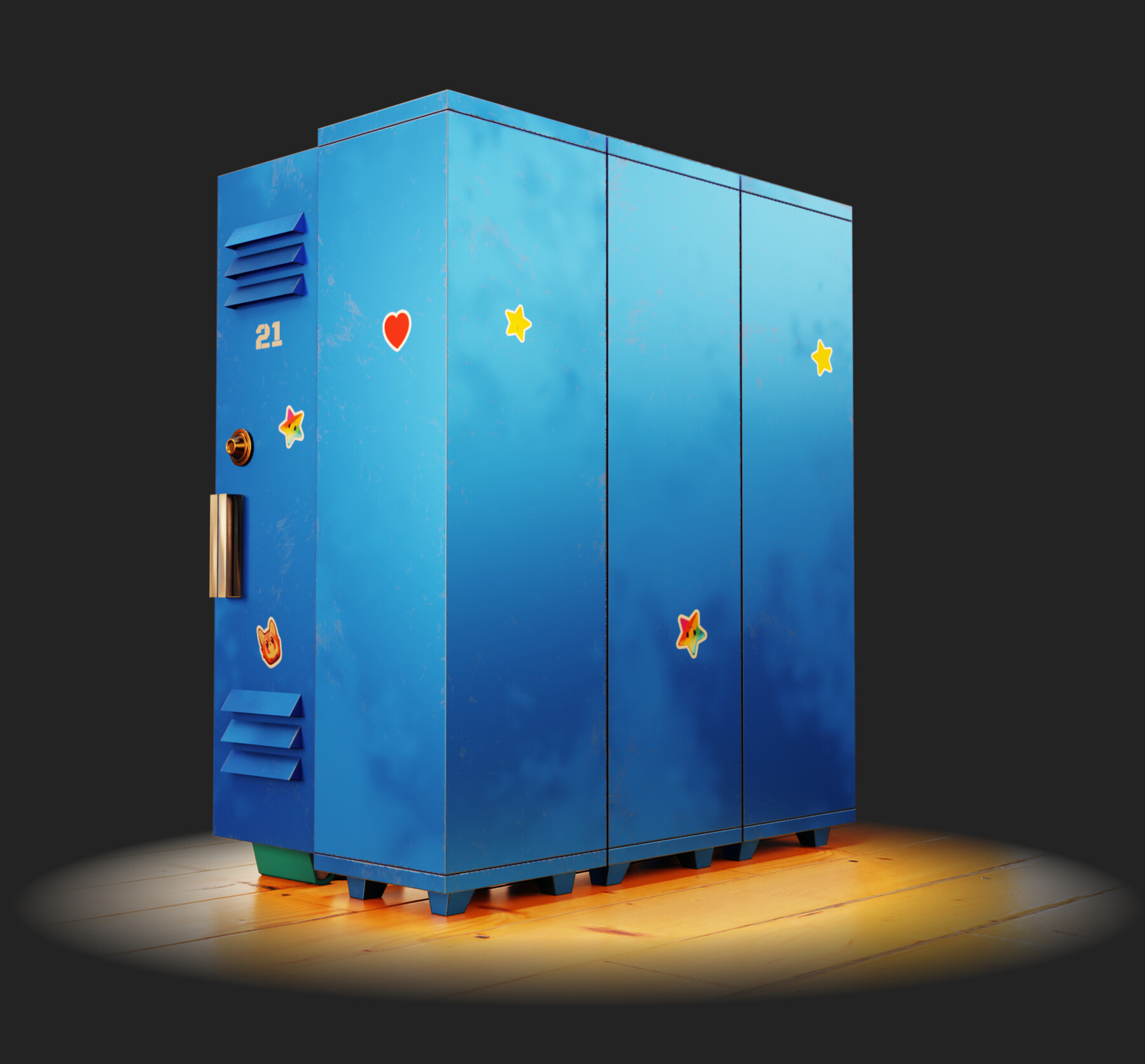 ArtStation - Stylized locker / game asset (Free) | Game Assets