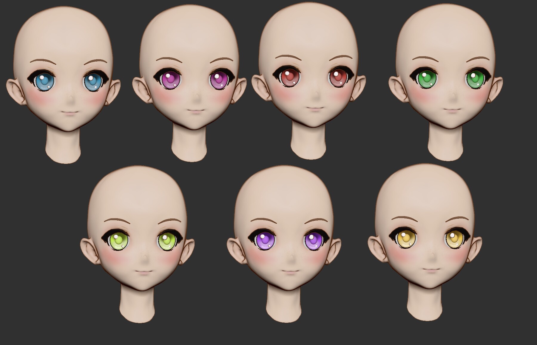 ArtStation - Anime Head1 | Resources