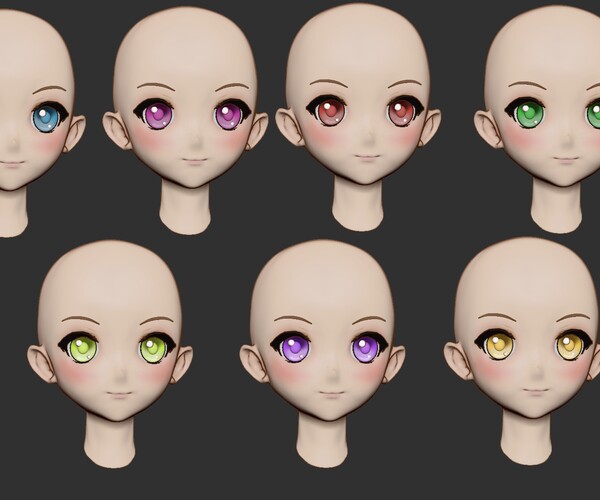 ArtStation - Anime Head1 | Resources