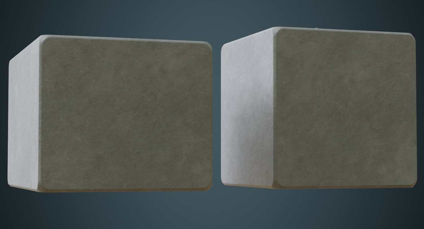 ArtStation - Concrete Barrier 4A | Game Assets