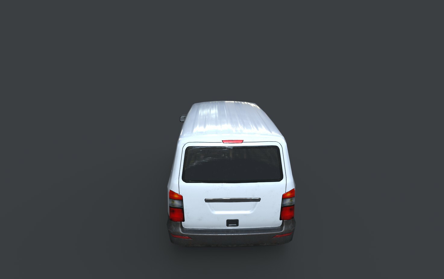 ArtStation - Generic Minivan White | Game Assets