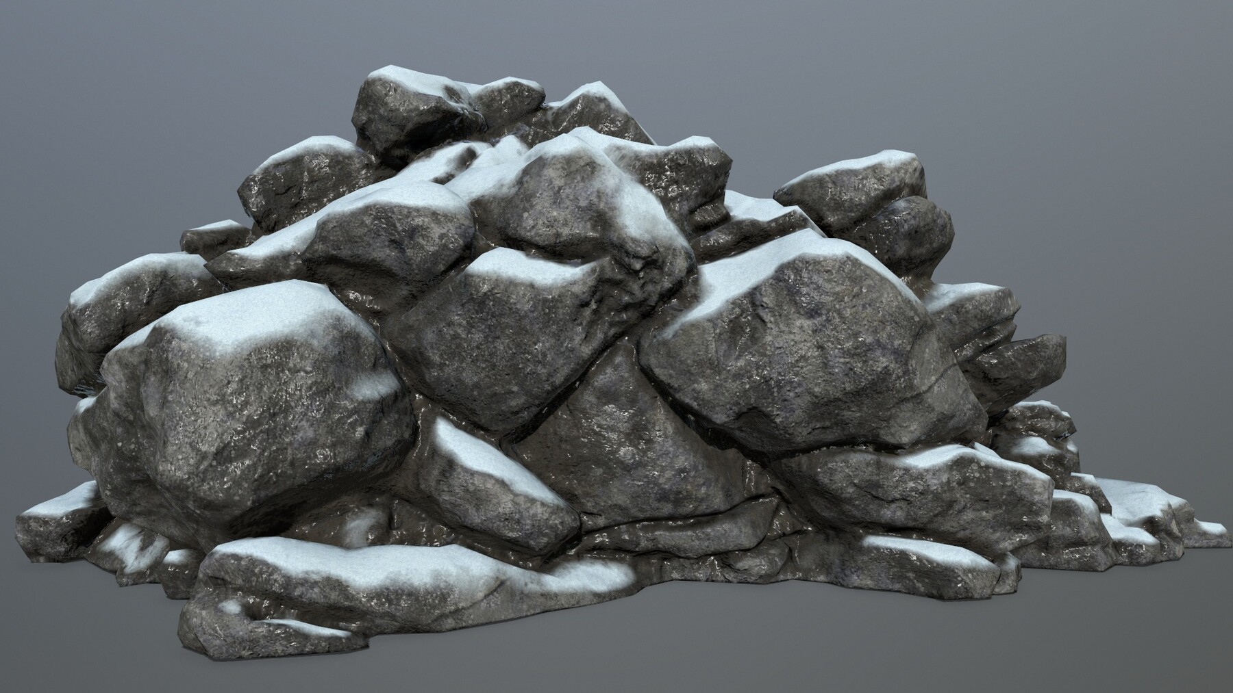 ArtStation - snow rocks | Game Assets