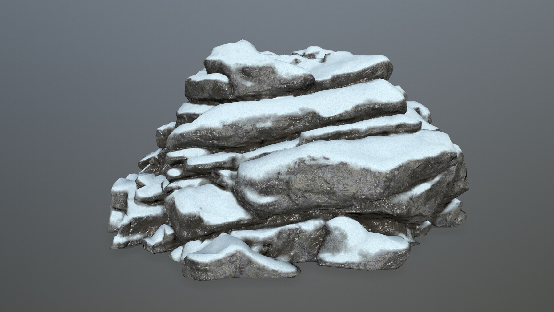ArtStation - snow rocks | Game Assets