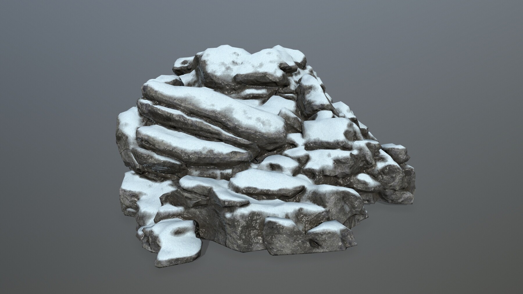 ArtStation - snow rocks | Game Assets