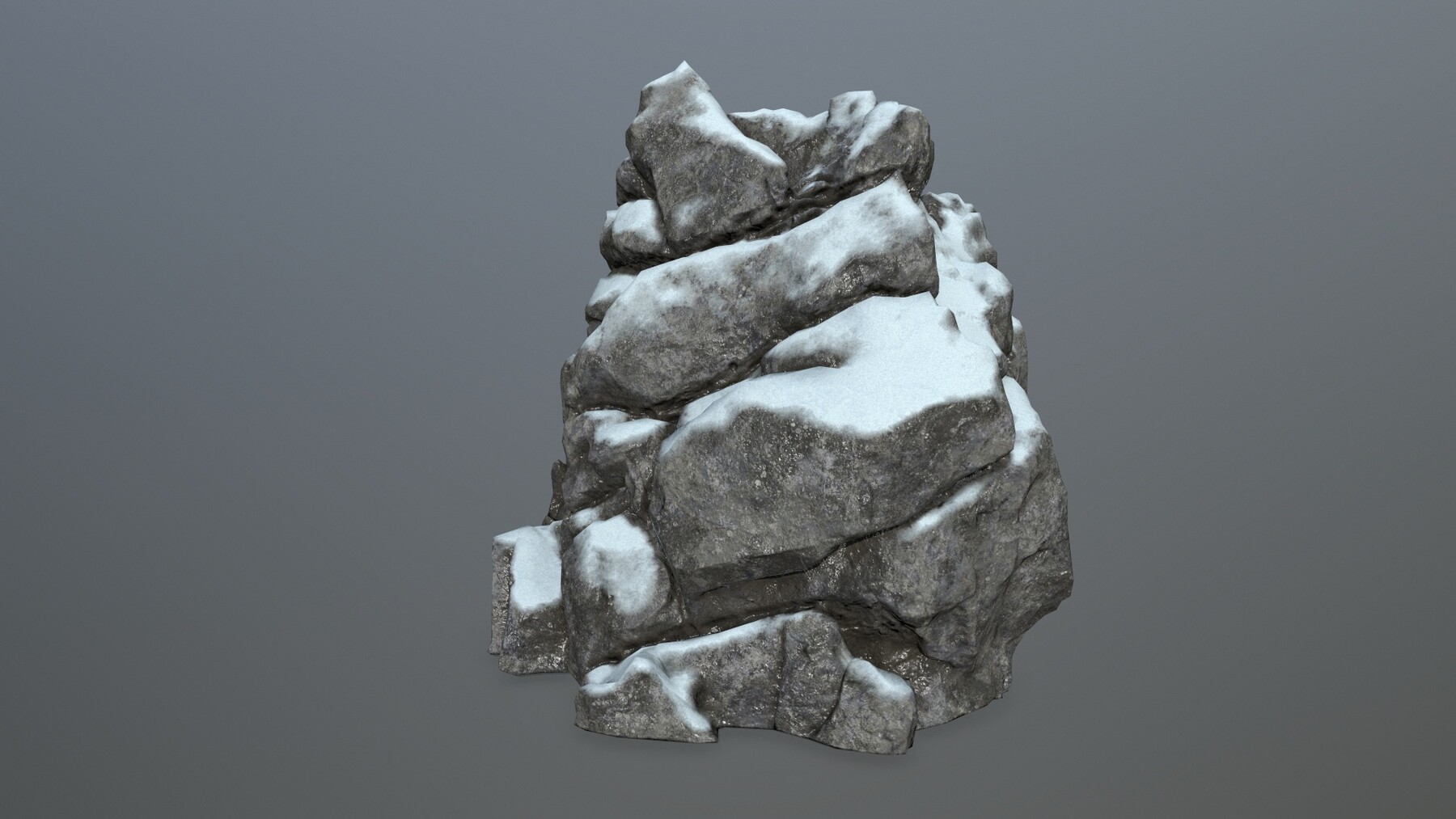 ArtStation - snow rocks | Game Assets