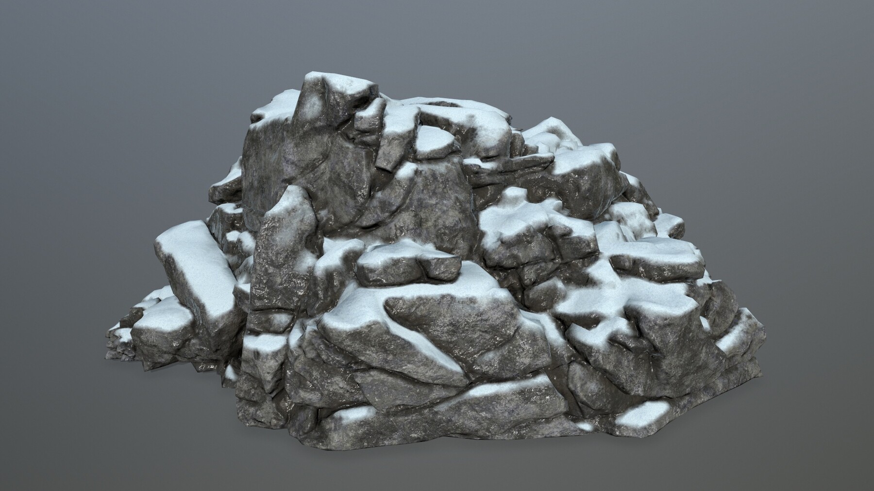 ArtStation - snow rocks | Game Assets