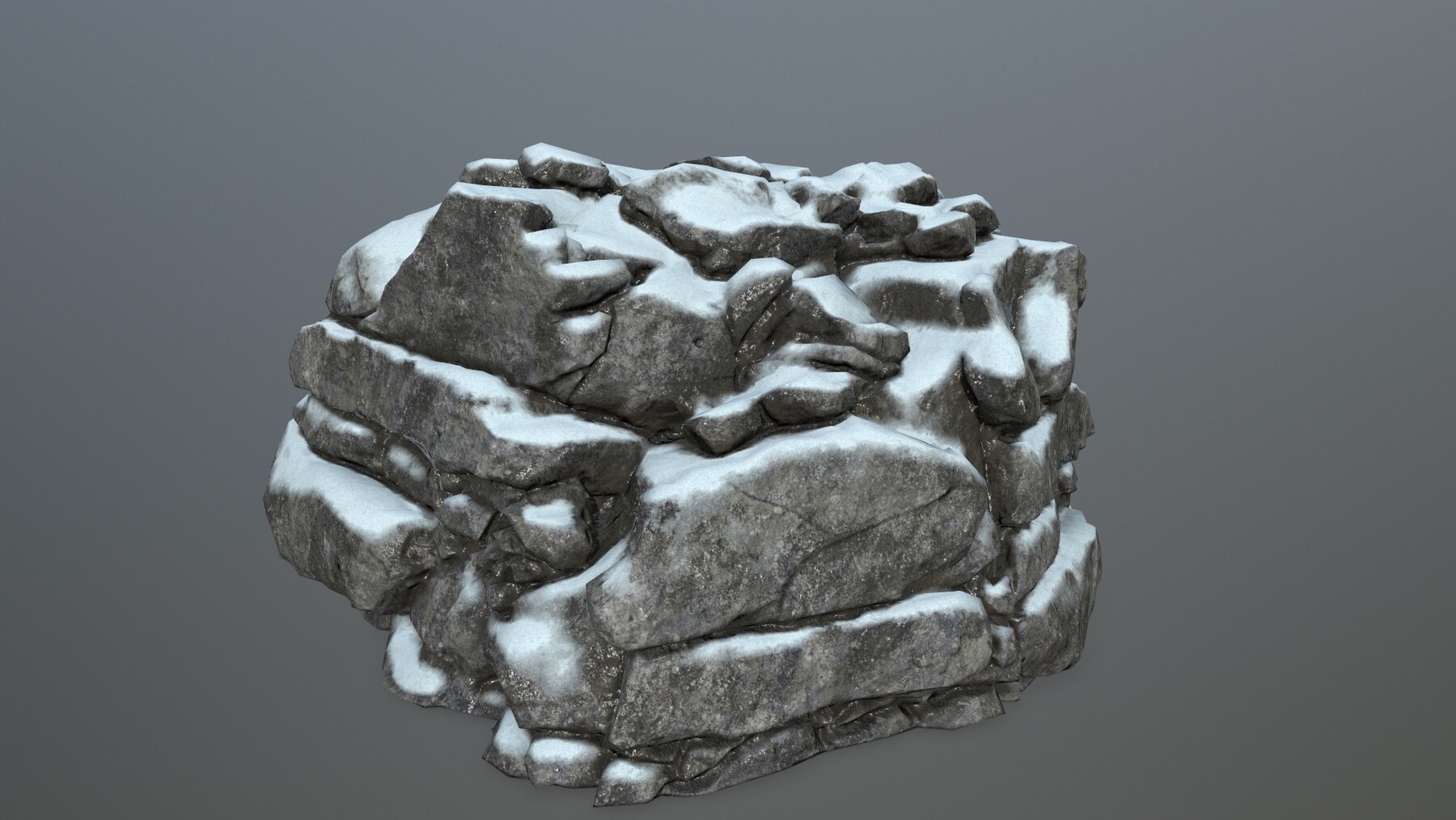 ArtStation - snow rocks | Game Assets