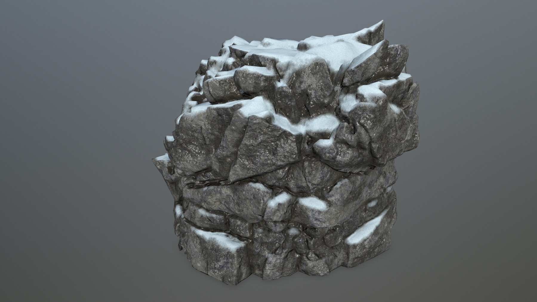 ArtStation - snow rocks | Game Assets