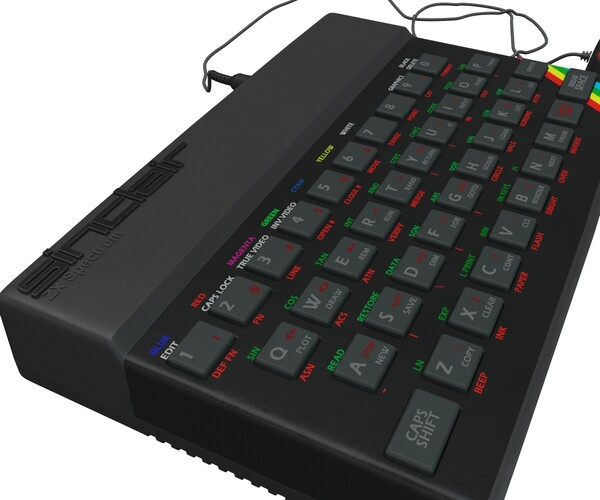 ArtStation - Sinclair ZX Spectrum | Resources
