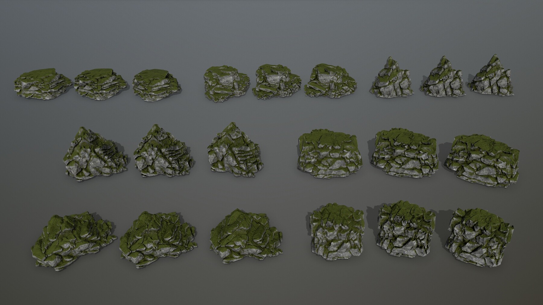 ArtStation - forest rocks | Game Assets