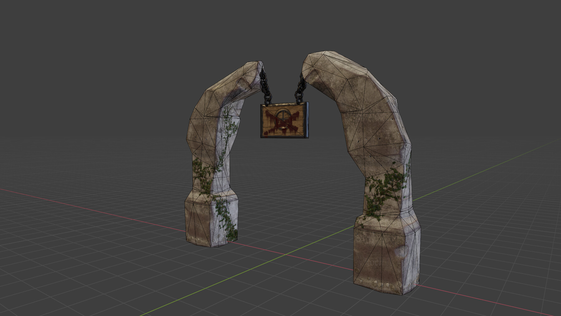 ArtStation - Old broken stone arch | Game Assets