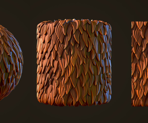 ArtStation - Stylized Fur - Substance Designer | Game Assets