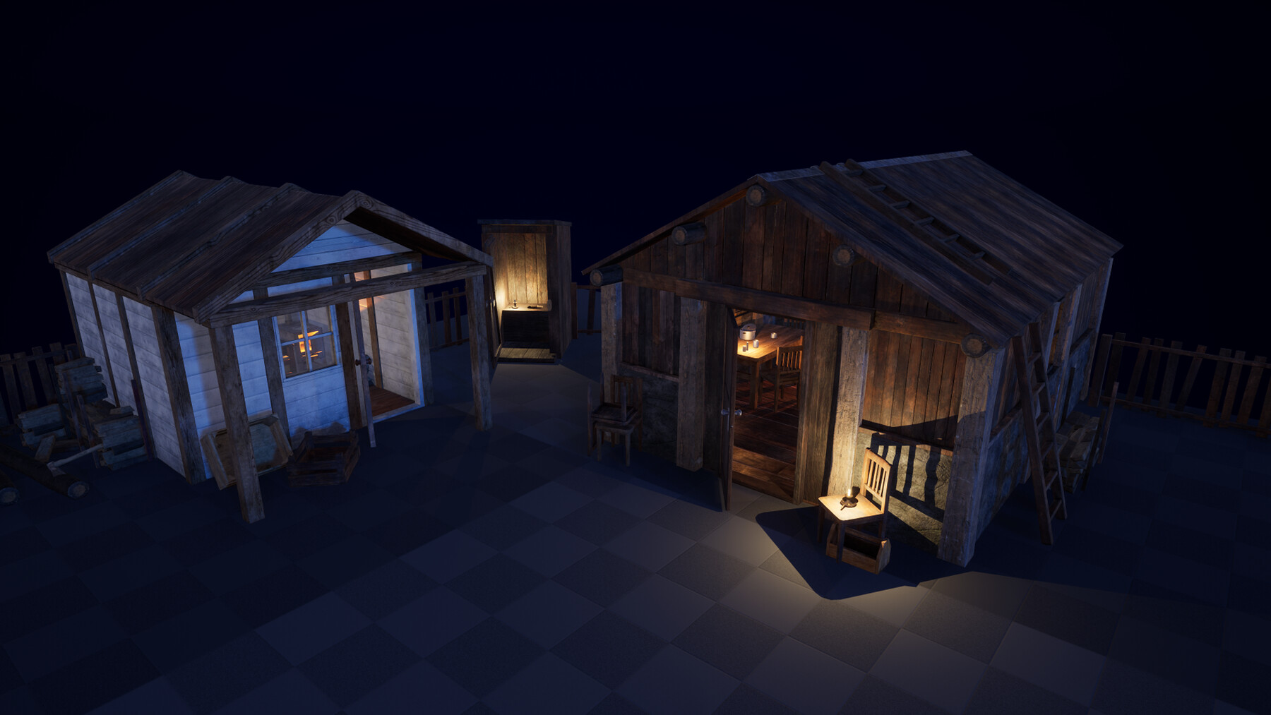 ArtStation - Modular Huts Asset | Game Assets
