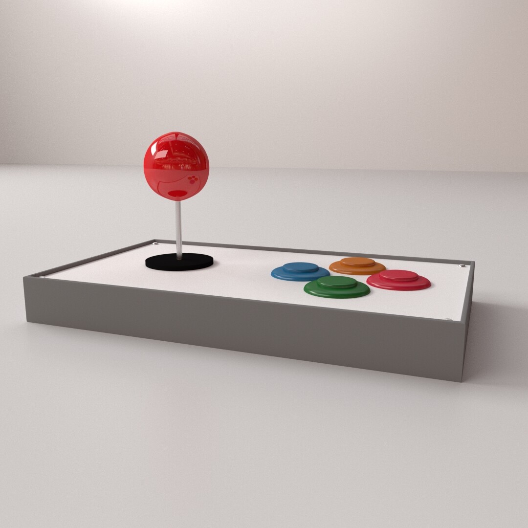 ArtStation - Arcade Joystick | Game Assets