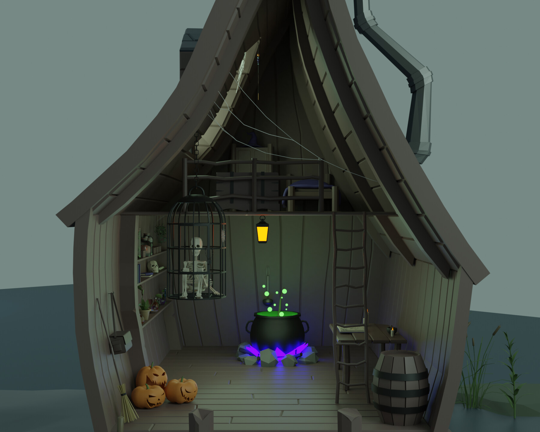 ArtStation - Witch House | Game Assets