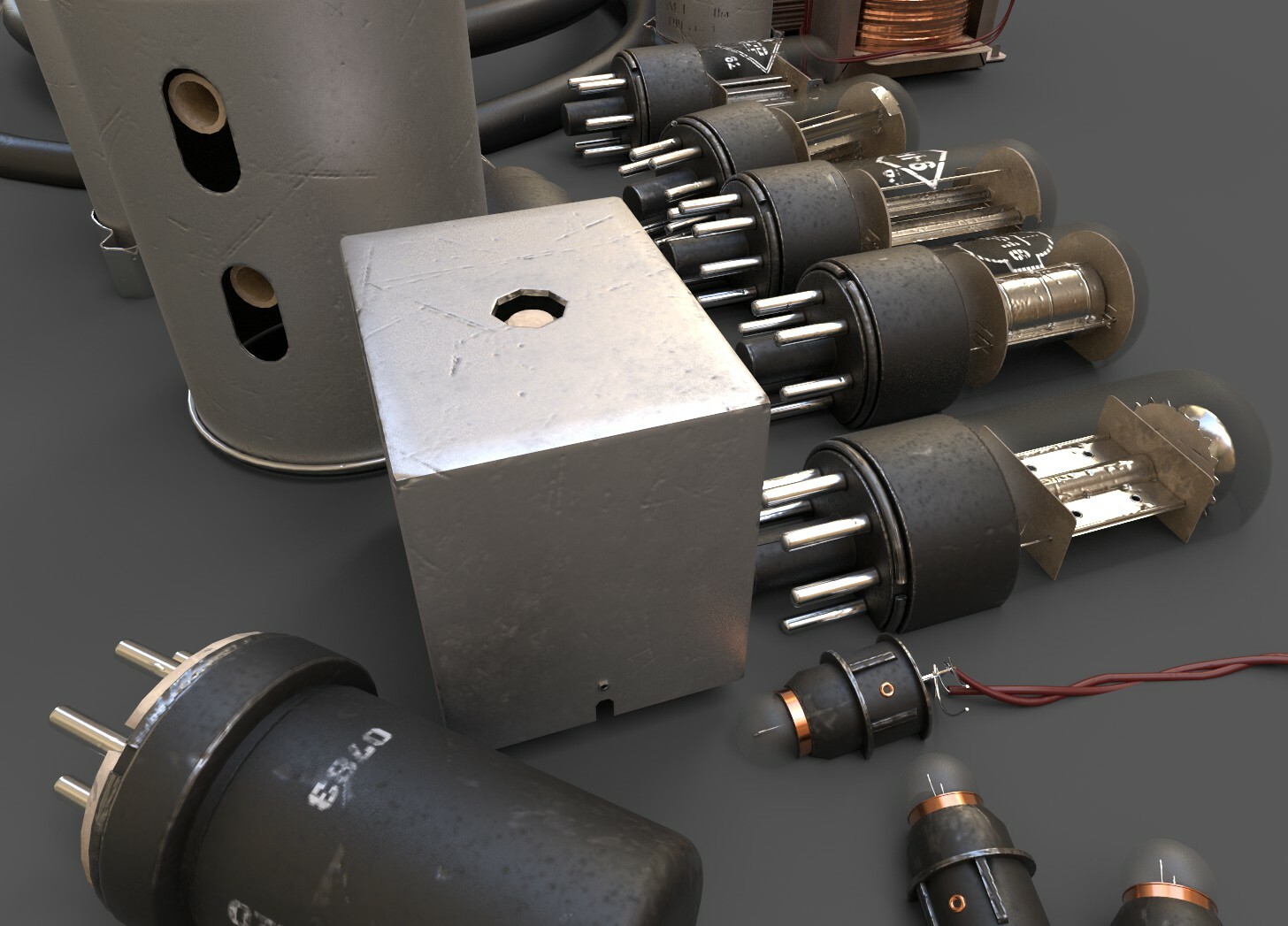 ArtStation - Electronics components Vol.1 | Game Assets