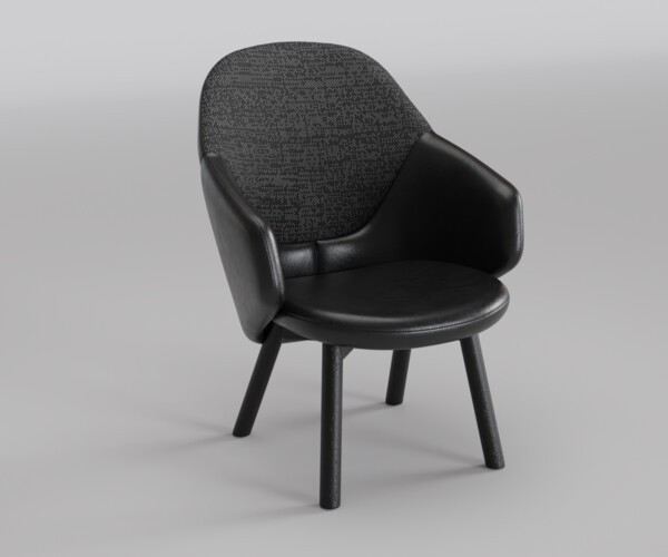 ArtStation - Alba Lounge Armchair by Ton | Resources