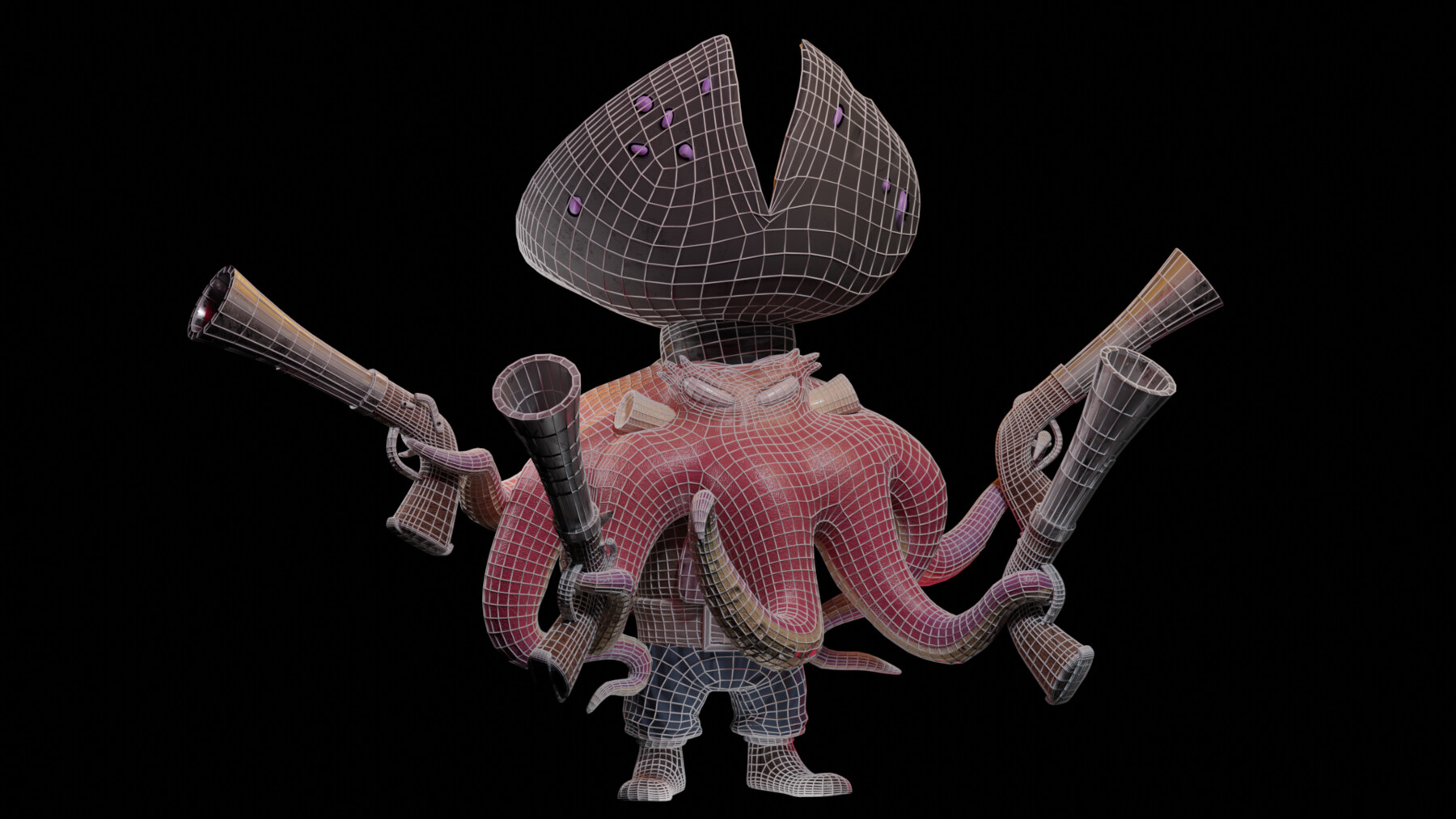 ArtStation - Crash Bandicoot Octopus pirate | Game Assets