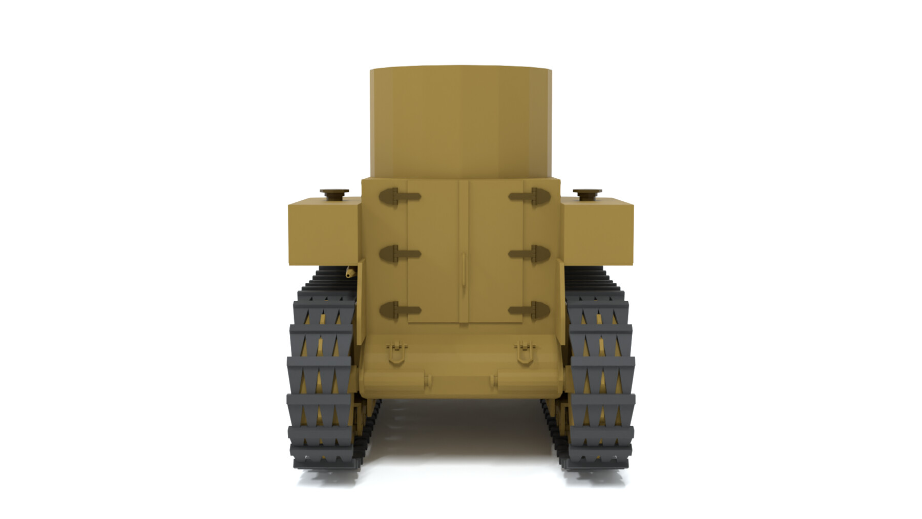 ArtStation - Cartoon T1E1 Cunningham Light Tank | Game Assets