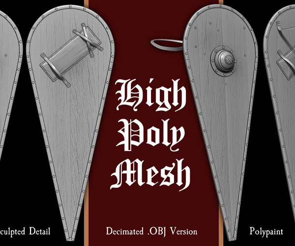 ArtStation - Modular Kite Shield | Resources