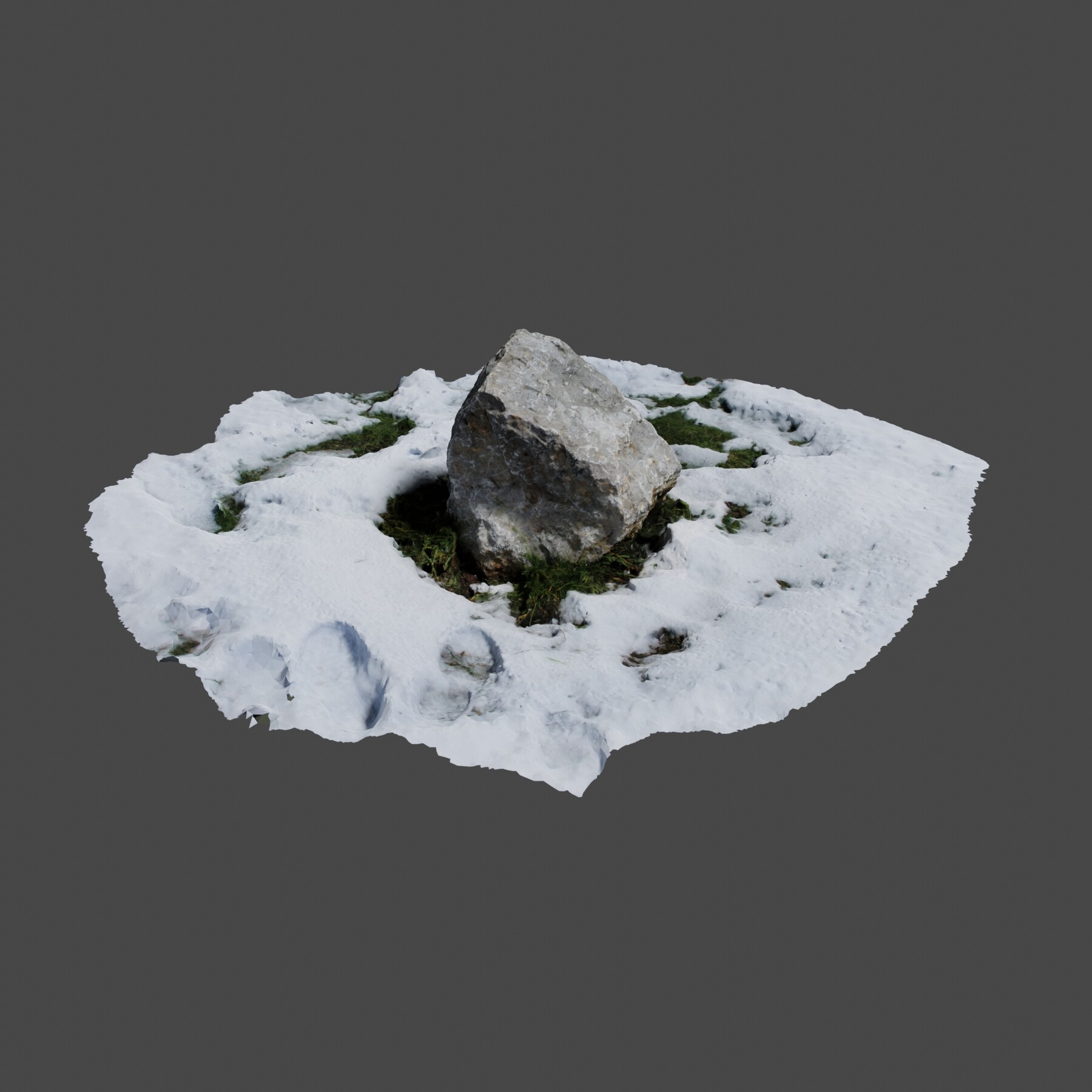 ArtStation - Stone In Snow - Photoscan | Resources