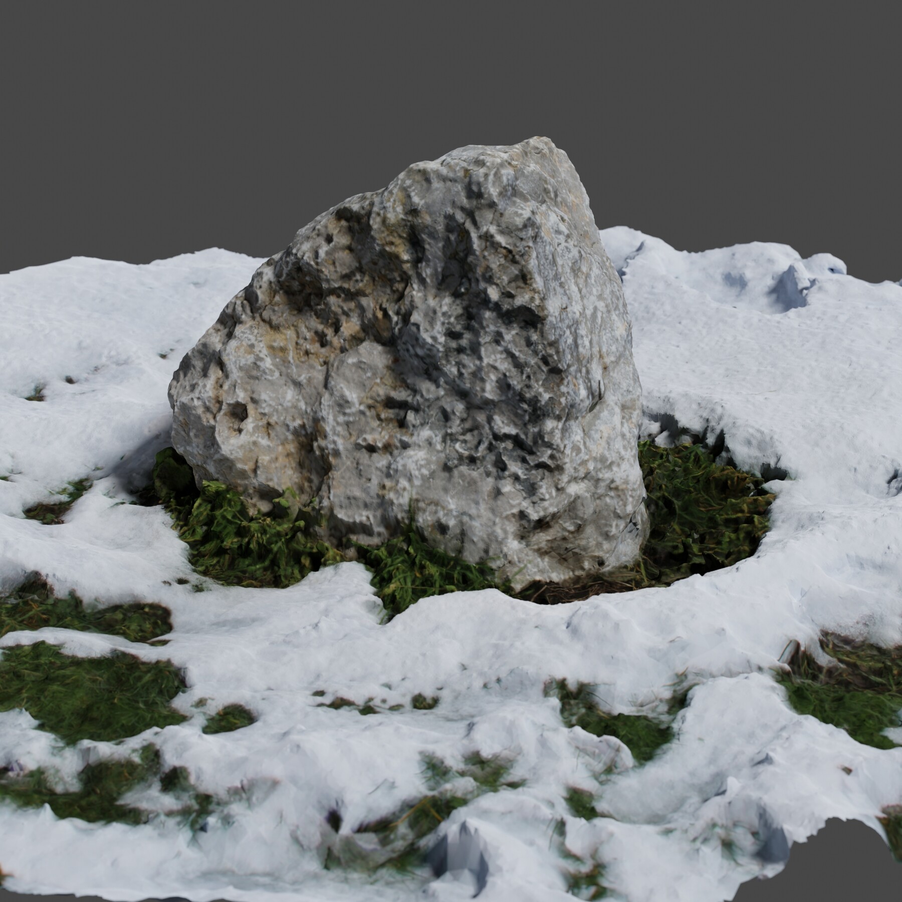 ArtStation - Stone In Snow - Photoscan | Resources