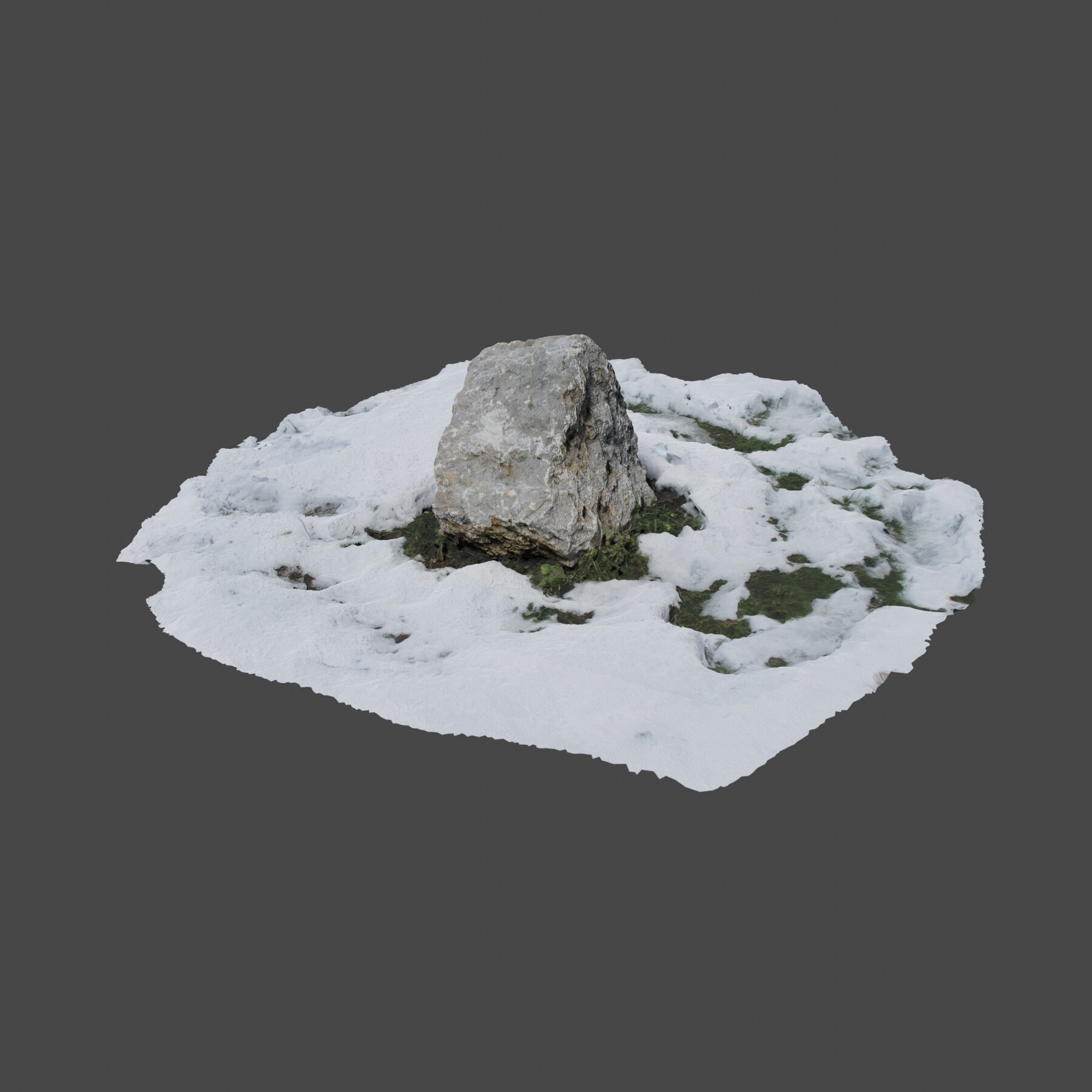ArtStation - Stone In Snow - Photoscan | Resources