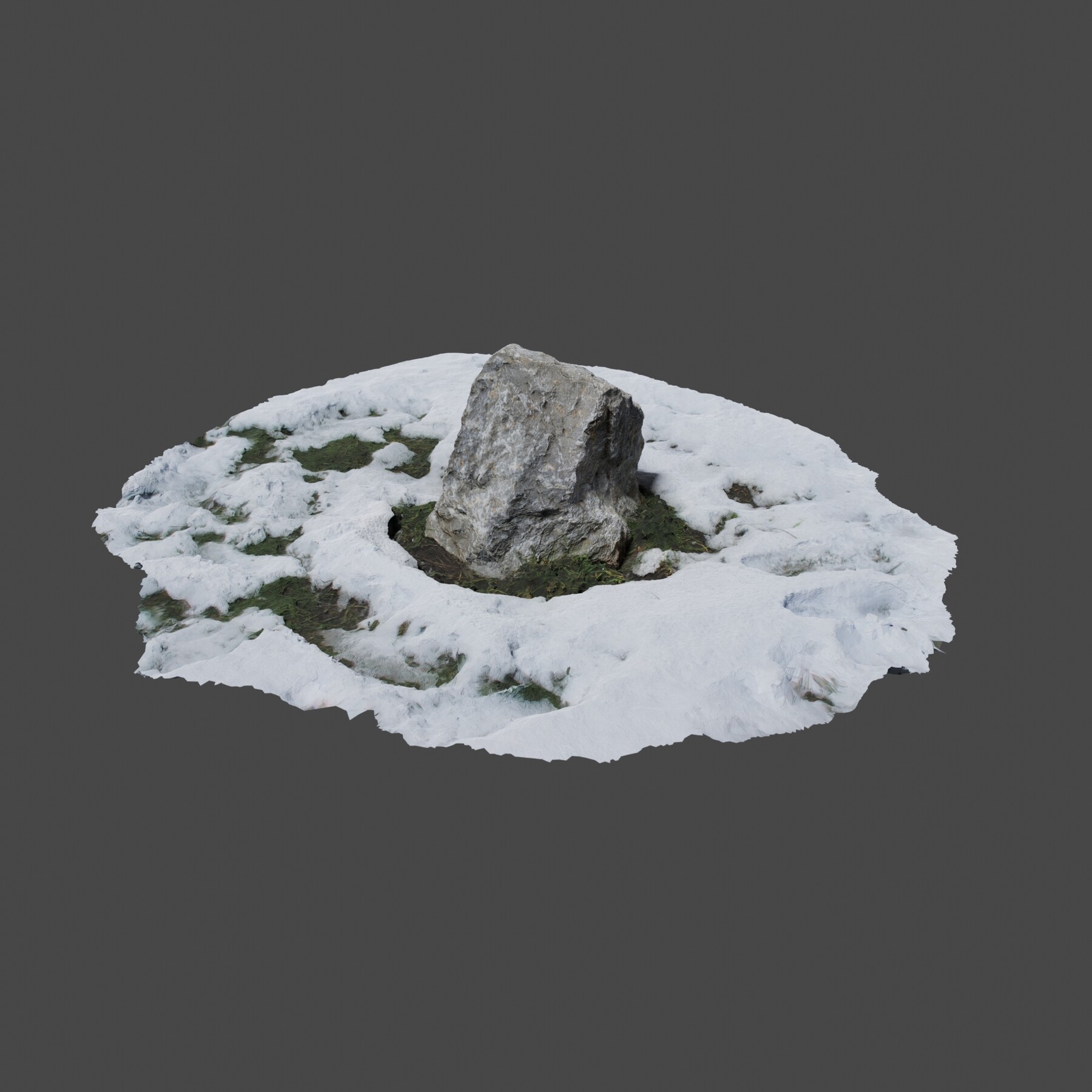 ArtStation - Stone In Snow - Photoscan | Resources